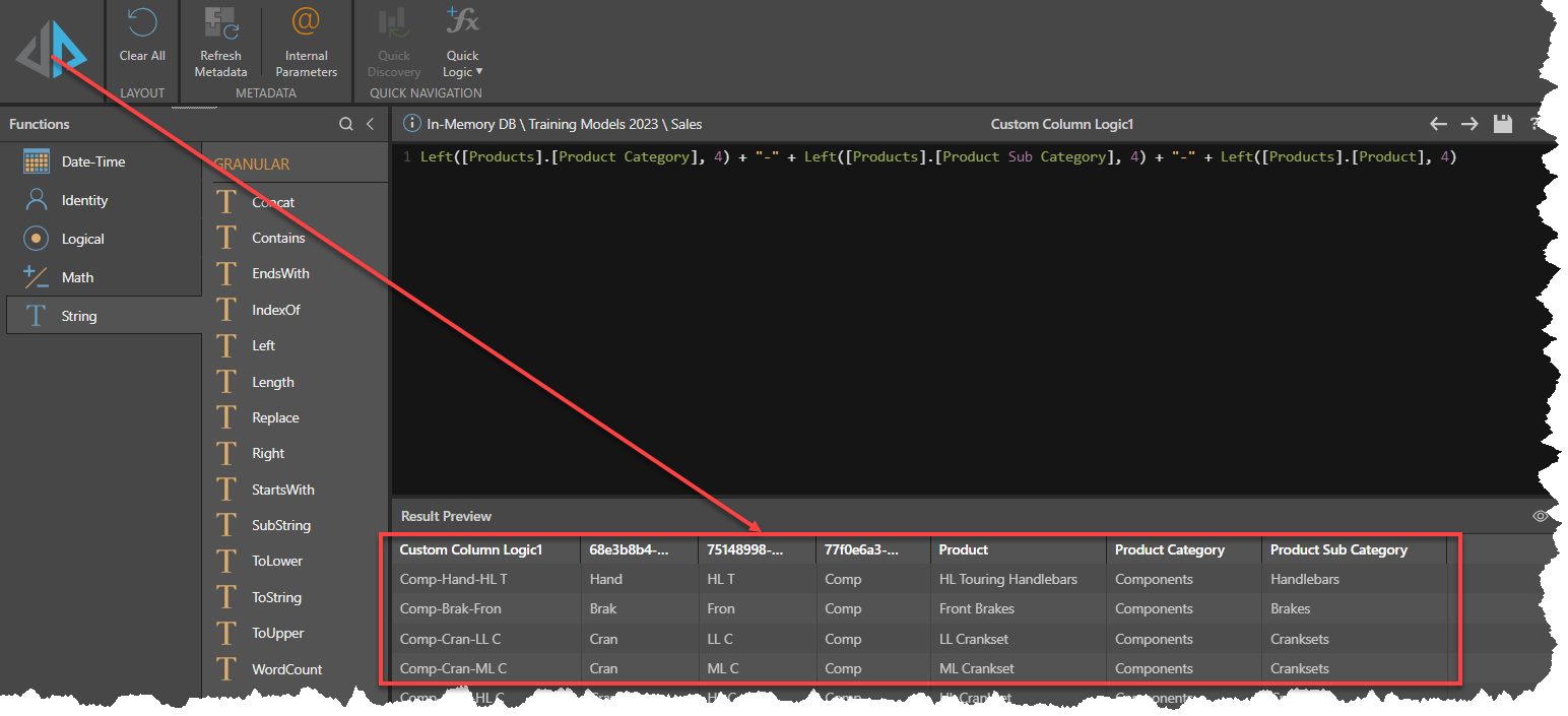 Walkthrough Custom Column In Script Mode